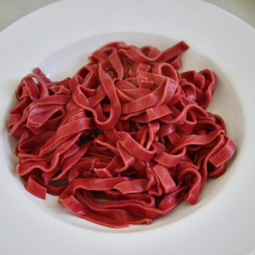 Homemade Beet Pasta | Our Gabled Home