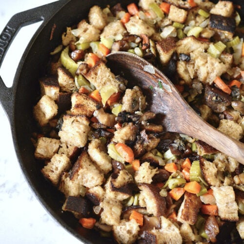 Chestnut Stuffing or Dressing + Recipe Video | Our Gabled Home