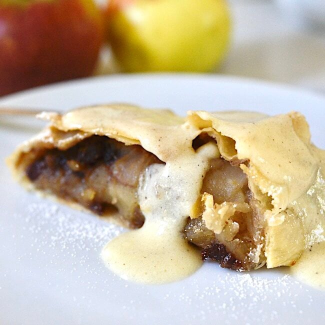 Easy Homemade German Apple Strudel | Apfelstrudel - Our Gabled Home