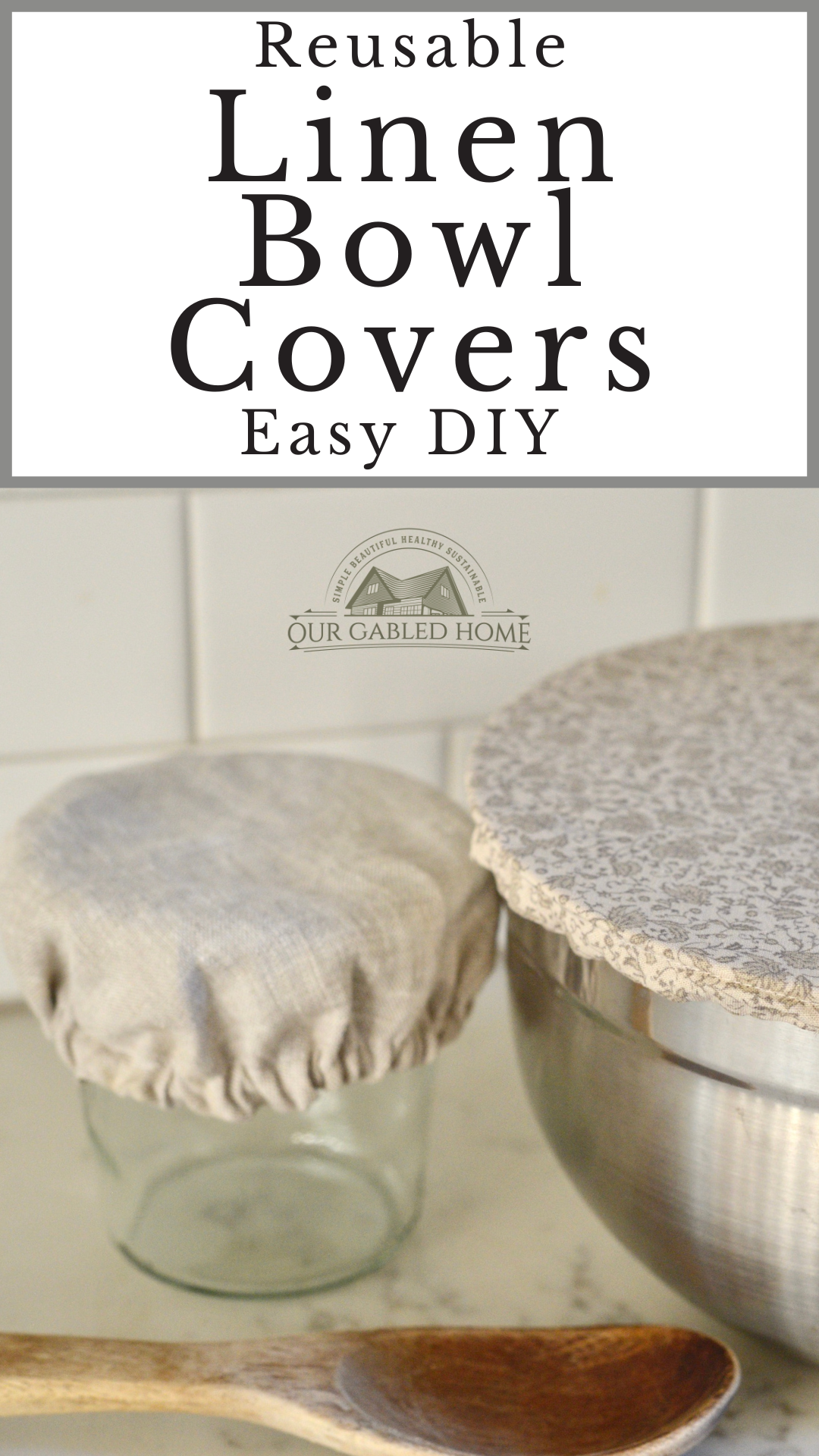 How to Sew Reusable Bowl Covers