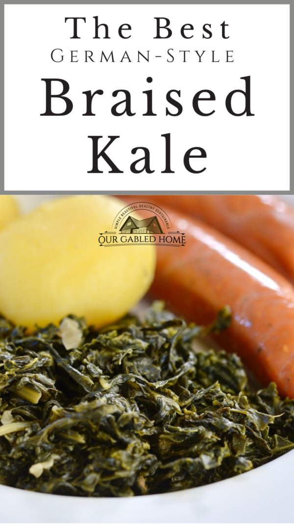Braised Kale (German Recipe) | Our Gabled Home