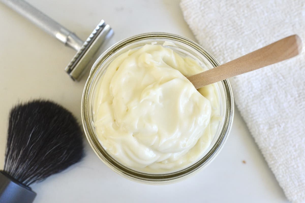 The Best DIY Shaving Cream Recipe - Our Gabled Home