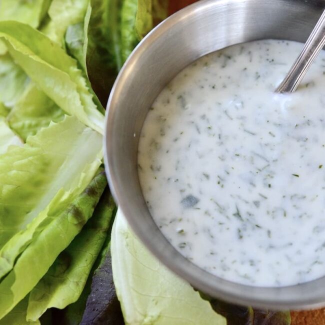 Easy German Salad Dressing | Salatsoße - Our Gabled Home