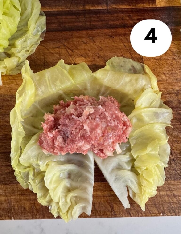 Authentic German Stuffed Cabbage Rolls | Kohlrouladen - Our Gabled Home