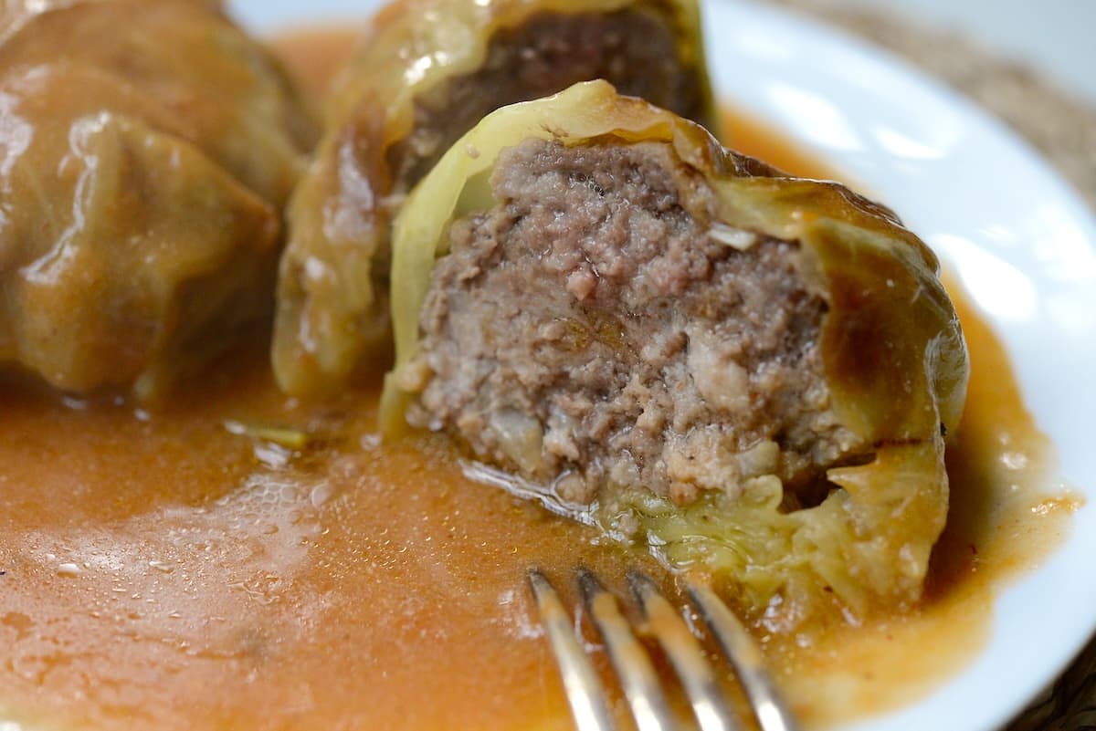 Authentic German Stuffed Cabbage Rolls | Kohlrouladen - Our Gabled Home