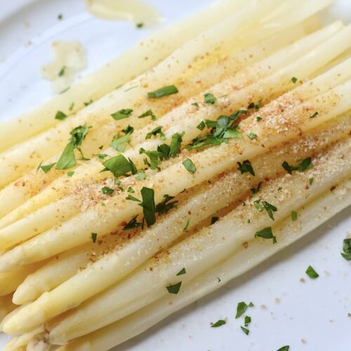 Authentic German White Asparagus Recipe | Weißer Spargel - Our Gabled Home