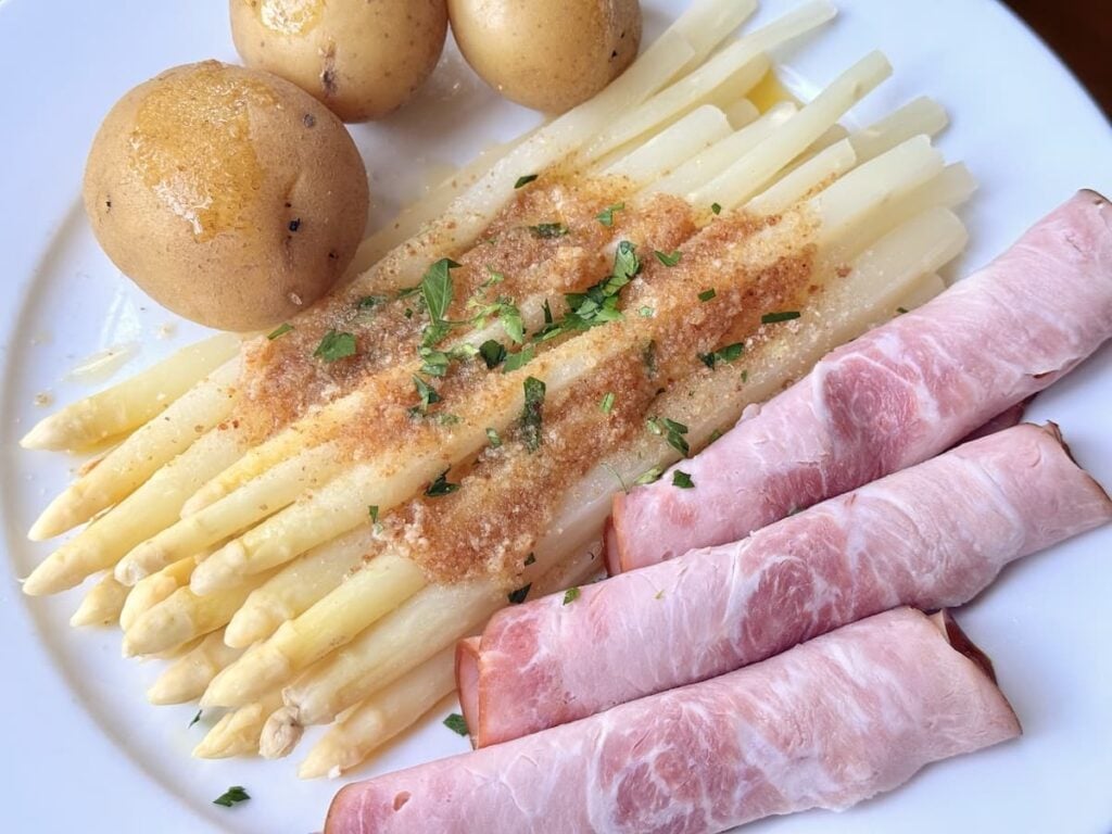 Authentic German White Asparagus Recipe | Weißer Spargel - Our Gabled Home