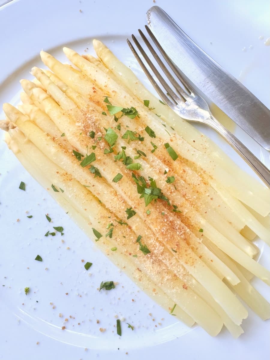 Authentic German White Asparagus Recipe | Weißer Spargel - Our Gabled Home