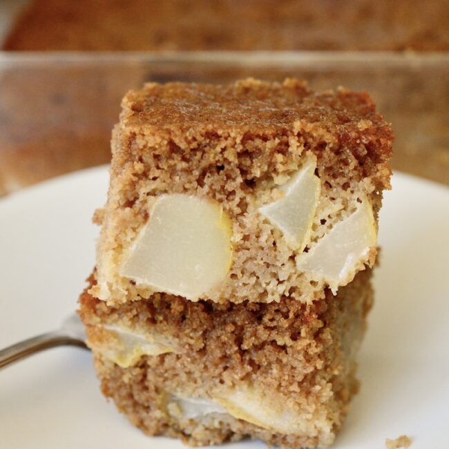 Rustic Apple Maple Cake - Our Gabled Home