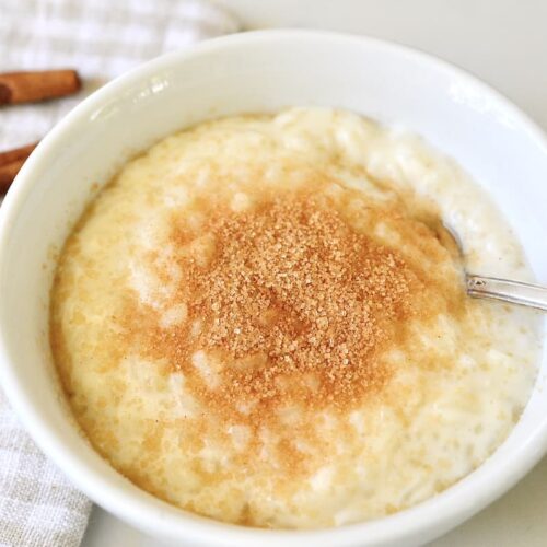 Creamy German Rice Pudding | Milchreis - Our Gabled Home